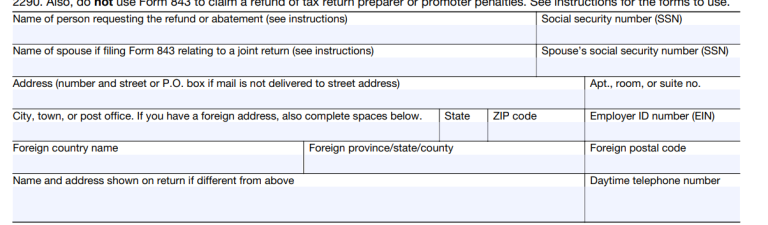 IRS Penalty Relief: Former IRS Agent's Form 843 Guide