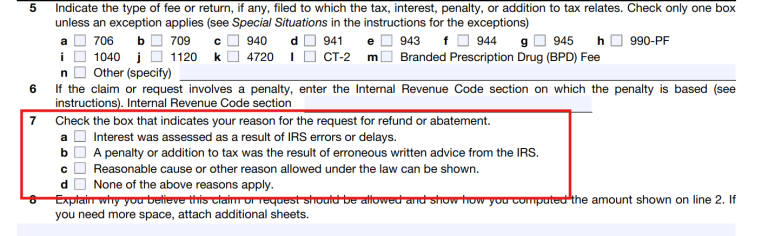IRS Penalty Relief: Former IRS Agent's Form 843 Guide